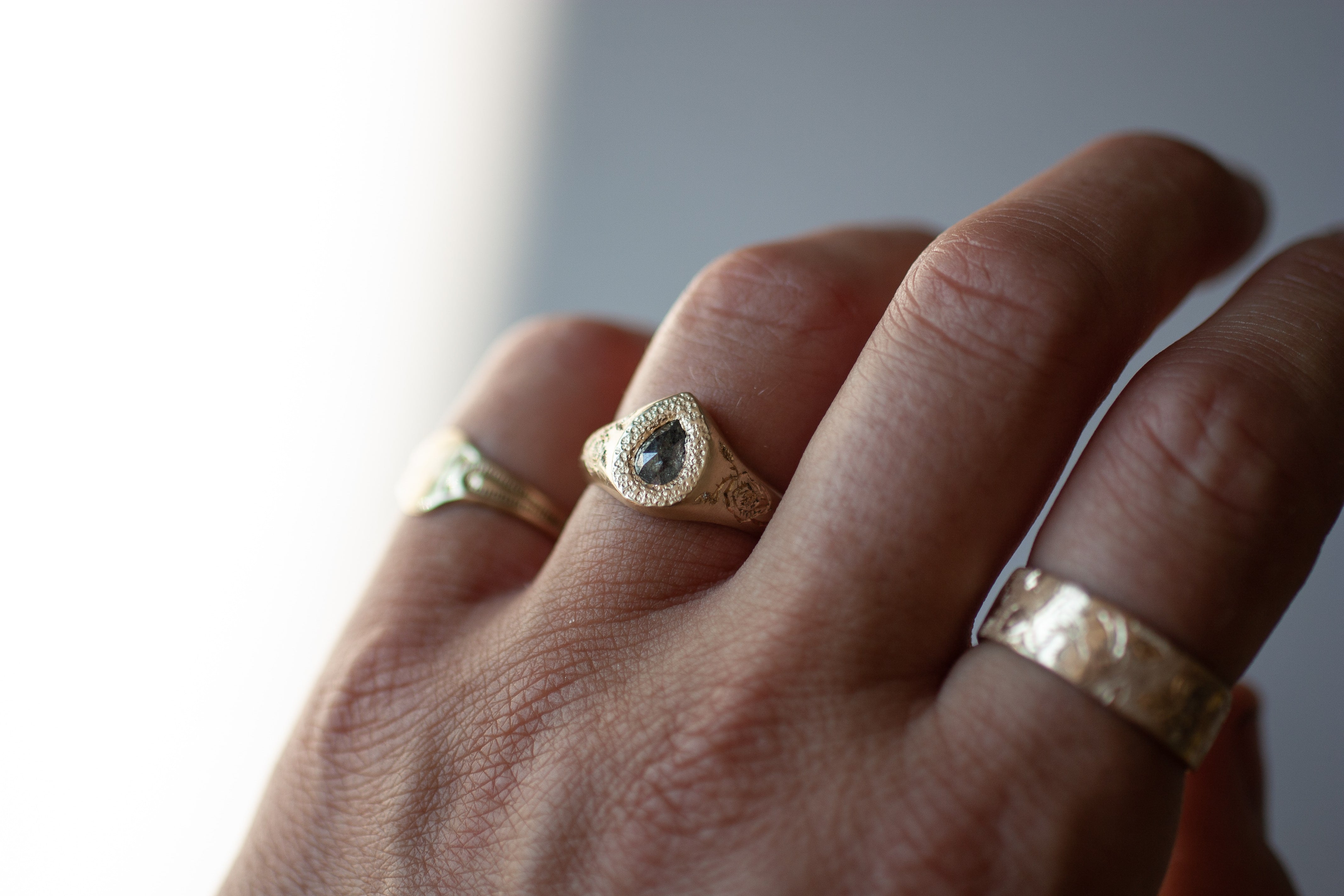 Everest signet ring – Rebel and rogue jewelry